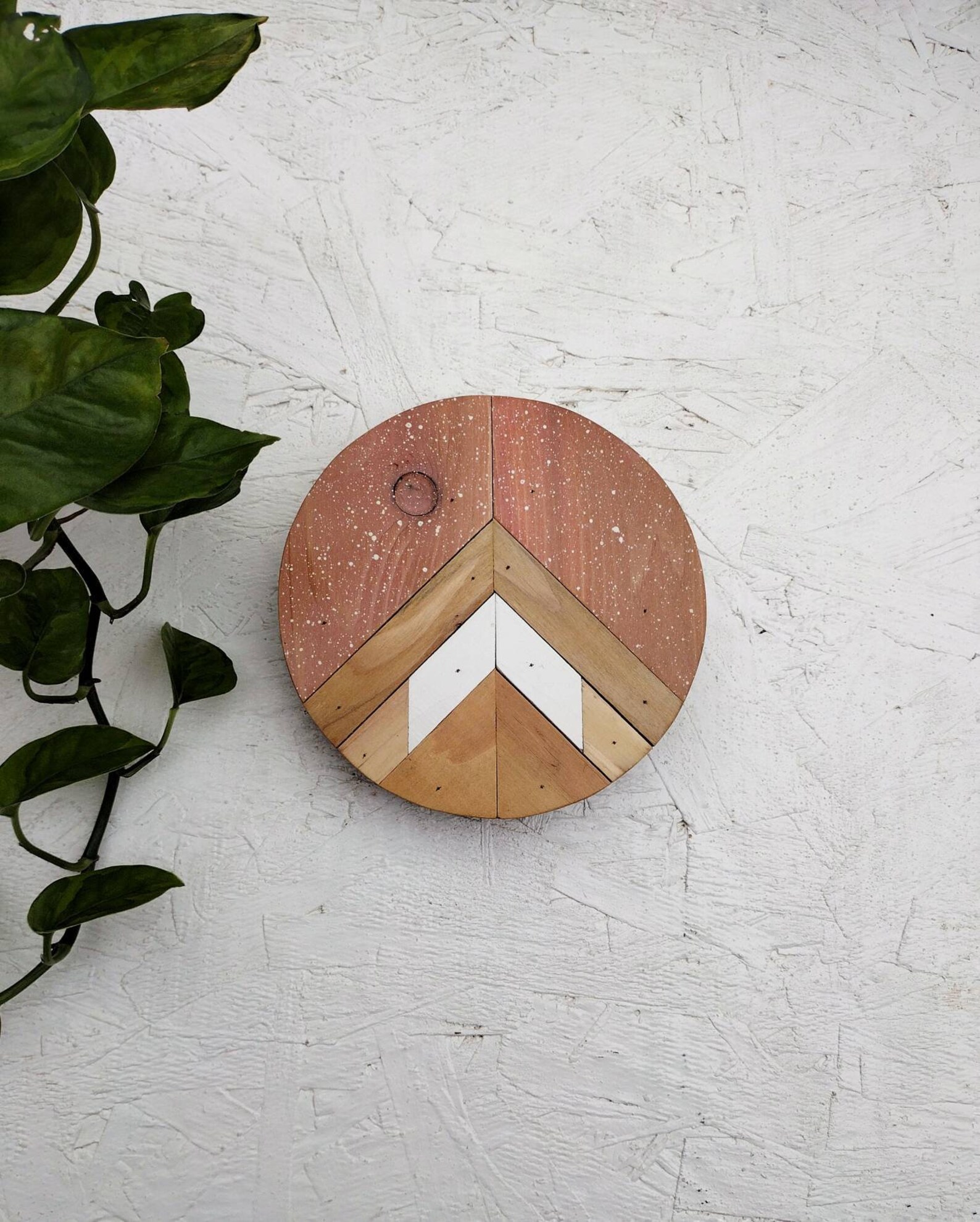 Round Mountains Small Round Design Mini Mountains Wood - Etsy