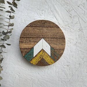 Round mountains small round design mini mountains wood | Etsy