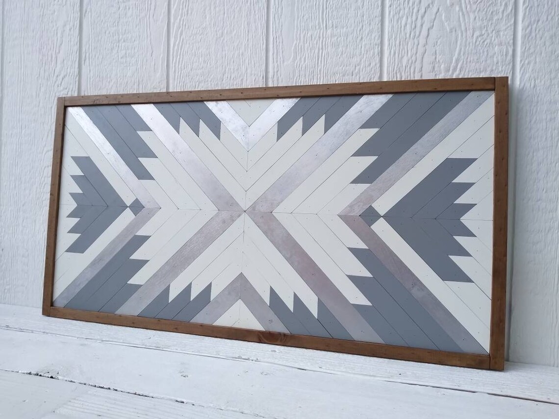 Farmhouse Decor Rustic Decor Aztec Design Boho Decor Home - Etsy