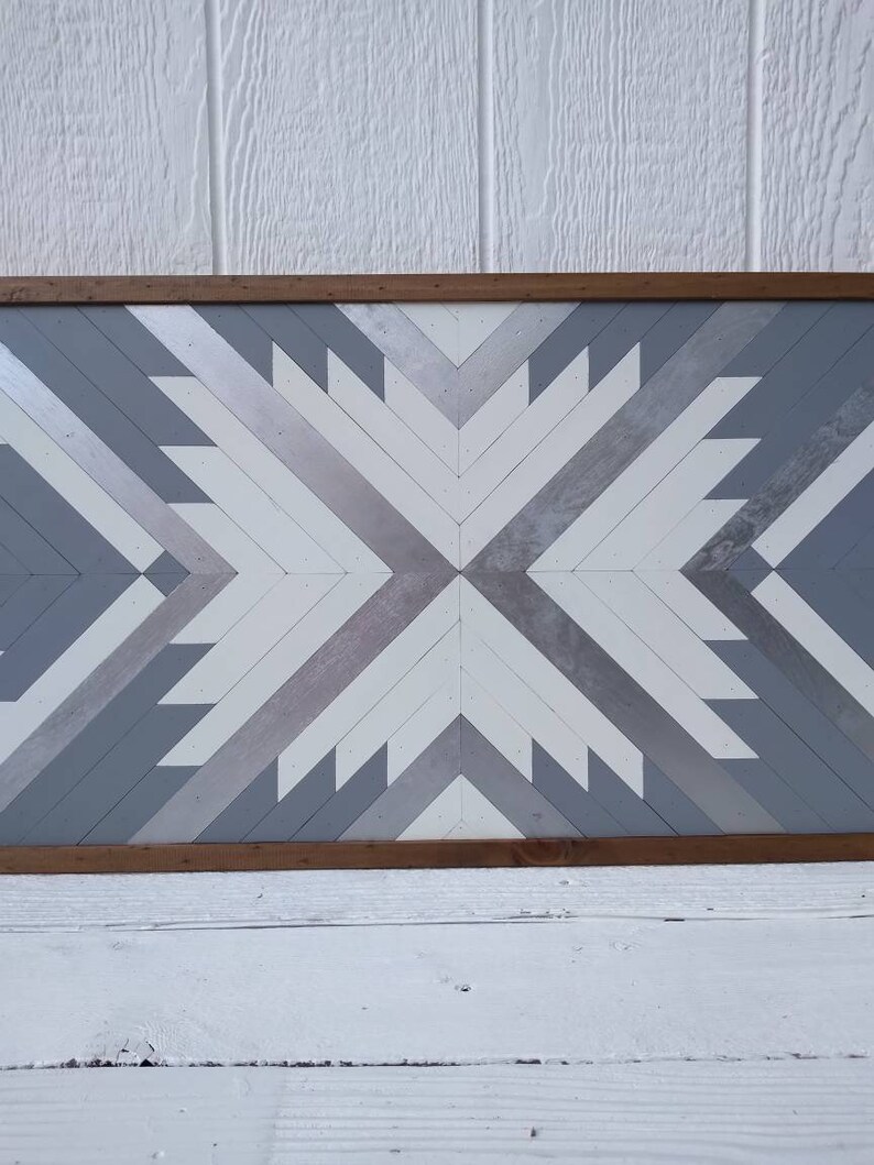 Farmhouse Decor Rustic Decor Aztec Design Boho Decor Home - Etsy