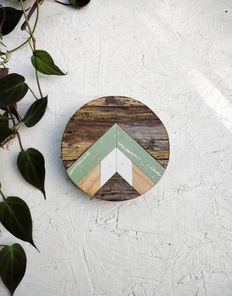 Round Mountains Small Round Design Mini Mountains Wood - Etsy
