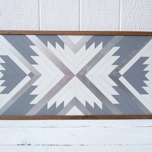 Farmhouse Decor Rustic Decor Aztec Design Boho Decor Home - Etsy