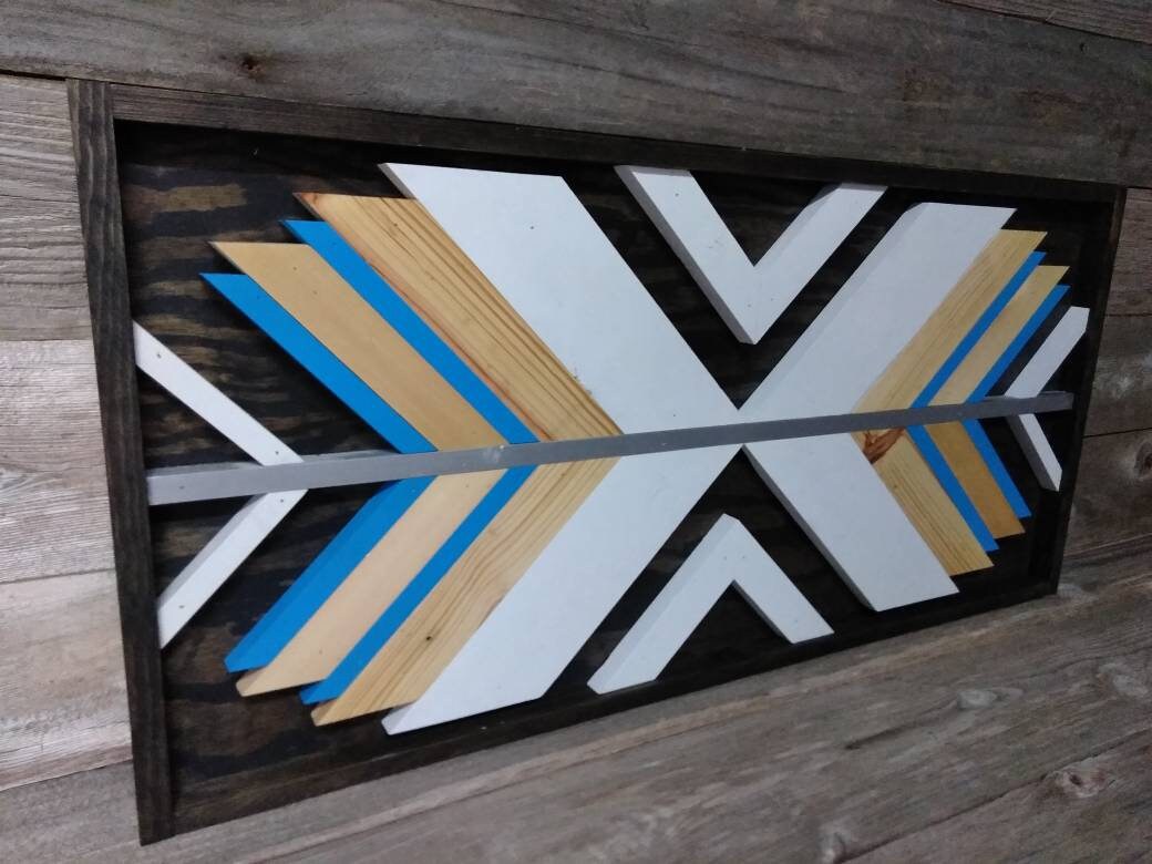 Geometric Wood Design Minimalist Decor Boho Decor - Etsy