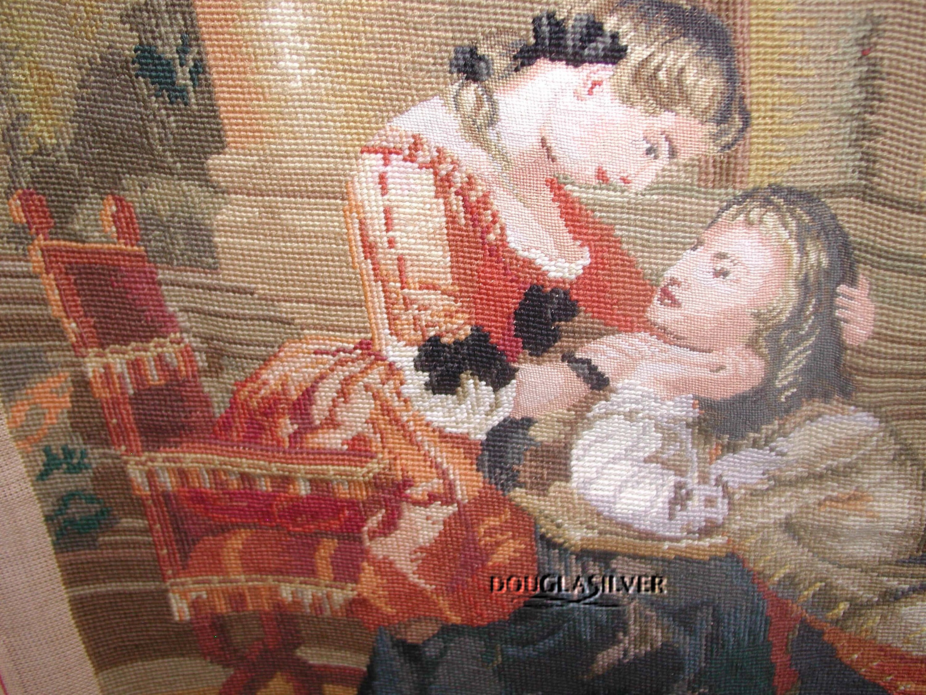 COMPLETED NEEDLEPOINT FRENCH Renaissance Lovers Wall Hanging - Etsy
