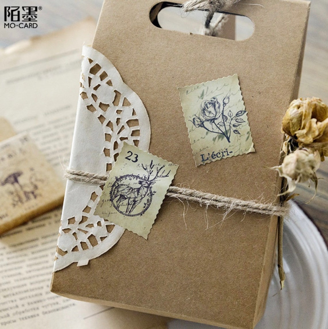 Vintage Stamps Stickers | Planner Stickers |scrapbooking Stickers ...