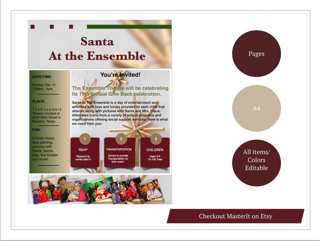 Fancy Newsletter Template - Etsy