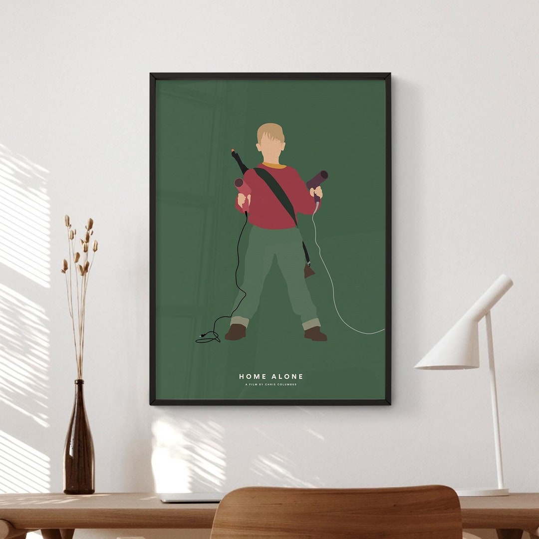 Home Alone Movie Poster Digital Download | Minimalist Movie Poster ...