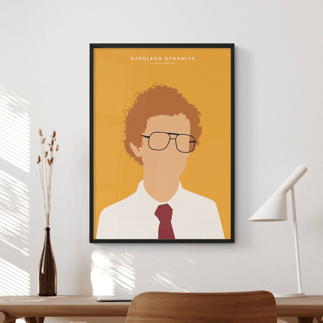 Napoleon Dynamite Movie Poster Digital Download | Minimalist Movie ...