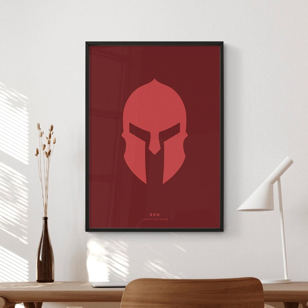 300 Movie Poster Digital Download | Minimalist Movie Poster | Wall Art ...