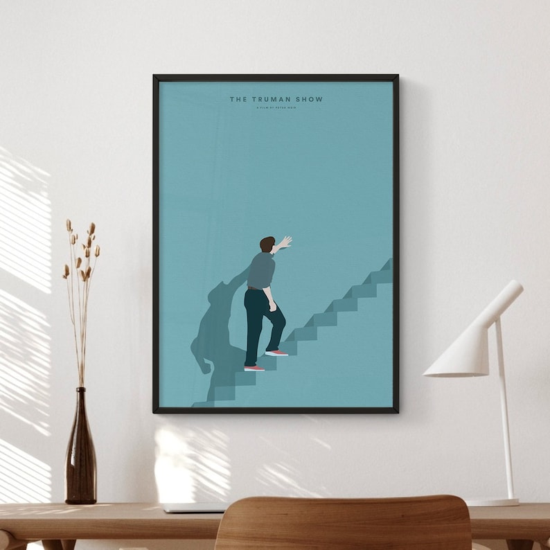 The Truman Show Movie Poster Digital Download Minimalist - Etsy