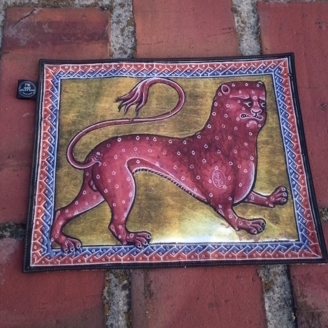 Medieval Leopard Half-microfiber EDC Hank - Etsy