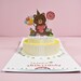 Birthday Pop-up Card,3d Birthday Card,cake,bear Birthday Card for Kids ...