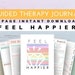 How to Feel Happier Guided Journal Mental Health Tracker - Etsy UK
