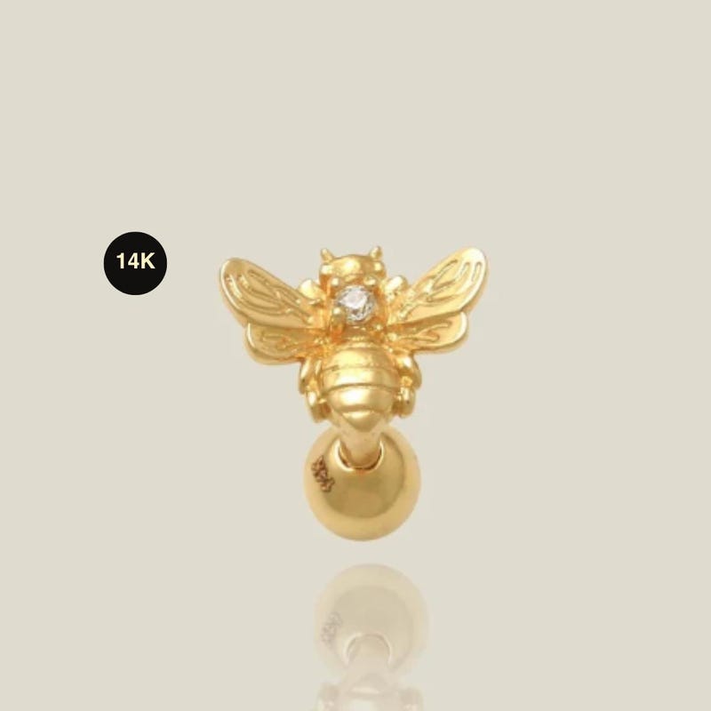 Bee Earrings - Etsy