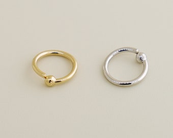 Gold Captive Ring - Etsy