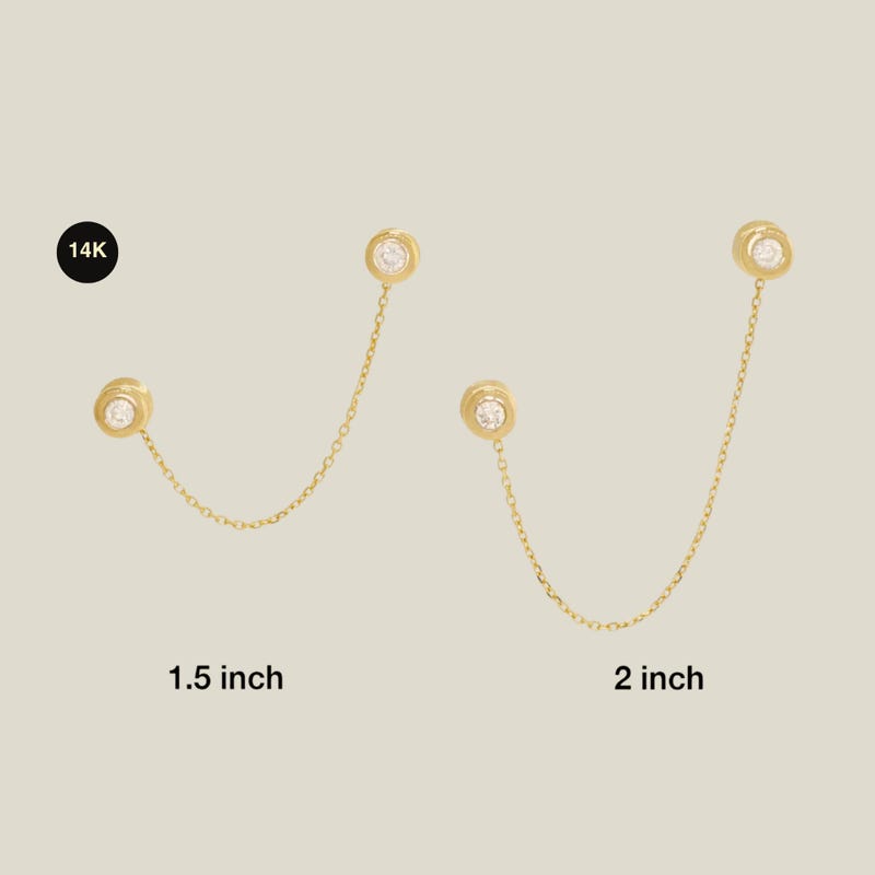 Gold Link Daith Earring - Etsy