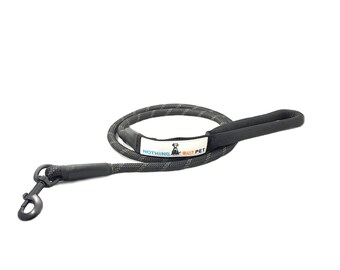 Rope Slip Lead Black Rope Leash Custom Slip Lead - Etsy