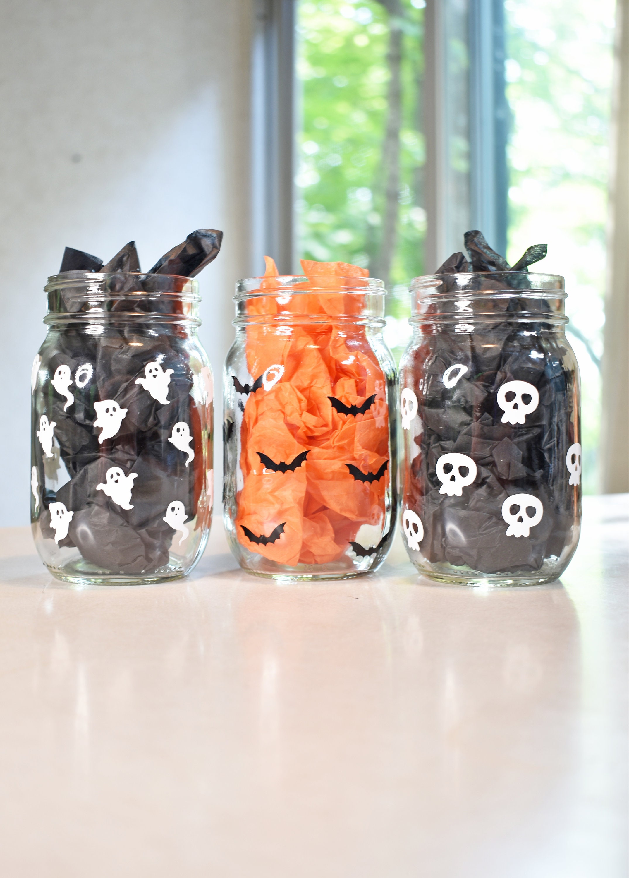 Halloween Ghost Decor/ghost Mason Jar/ghost Decor - Etsy