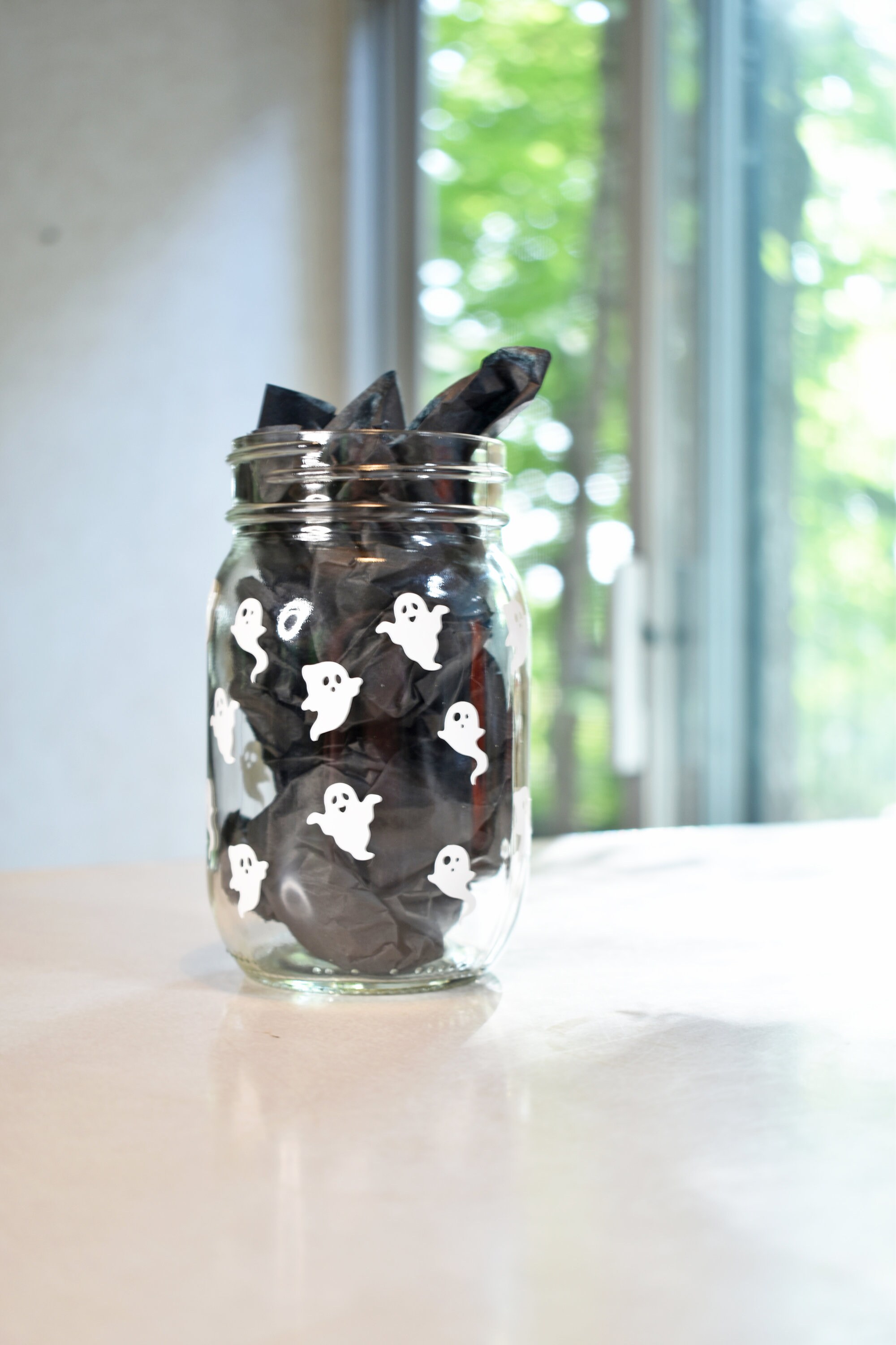 Halloween Ghost Decor/ghost Mason Jar/ghost Decor - Etsy