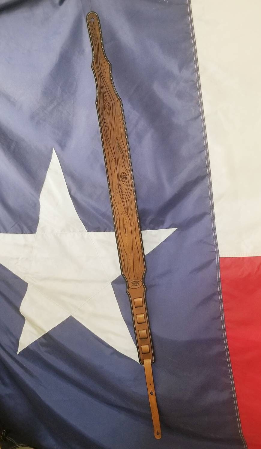 Tooled Leather Guitar Strap - Etsy