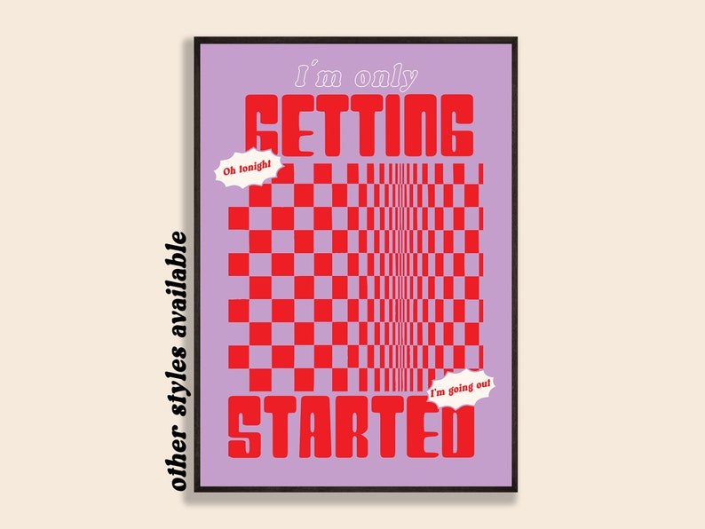 GETTING STARTED Sam Fender Art Print Wall Art Lyric - Etsy