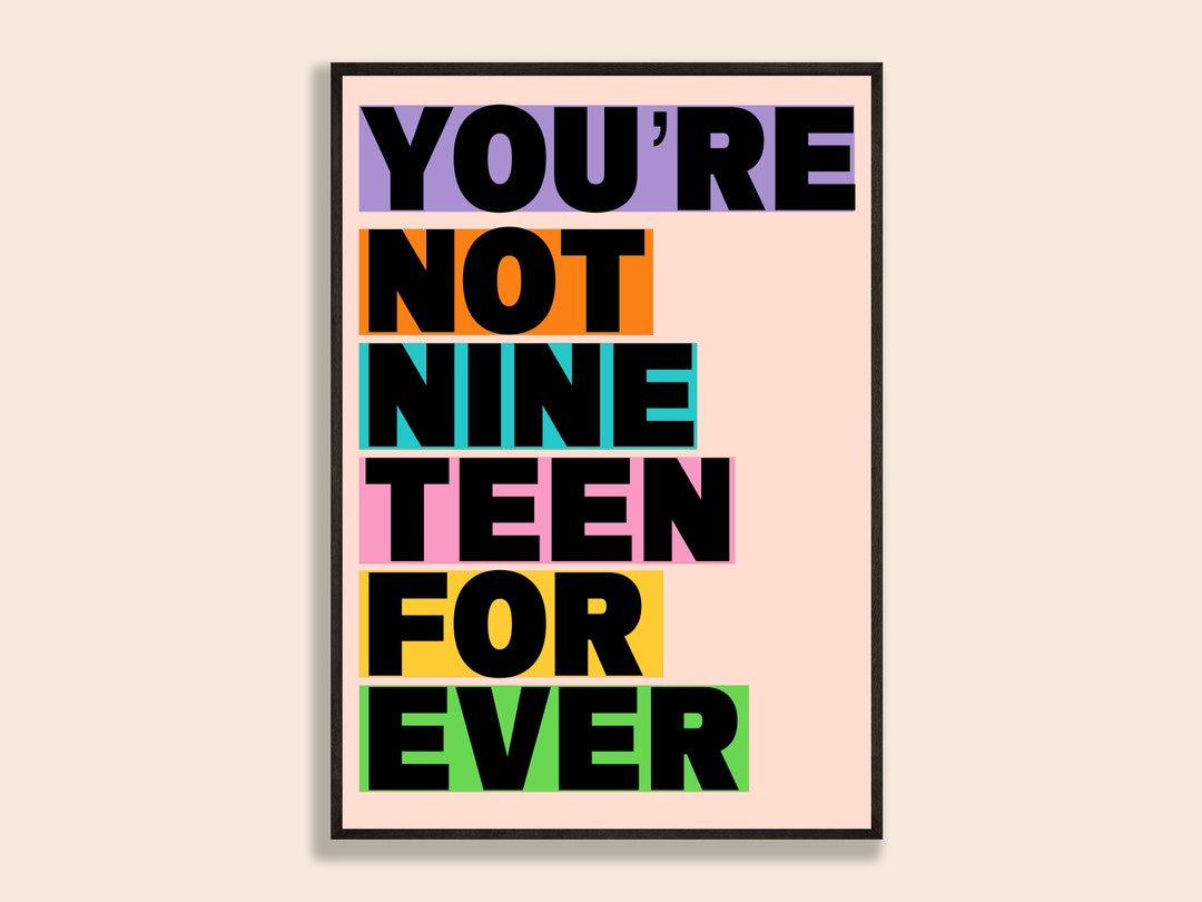 COURTEENERS / Not Nineteen Forever / Music / Lyric / Poster / Art ...