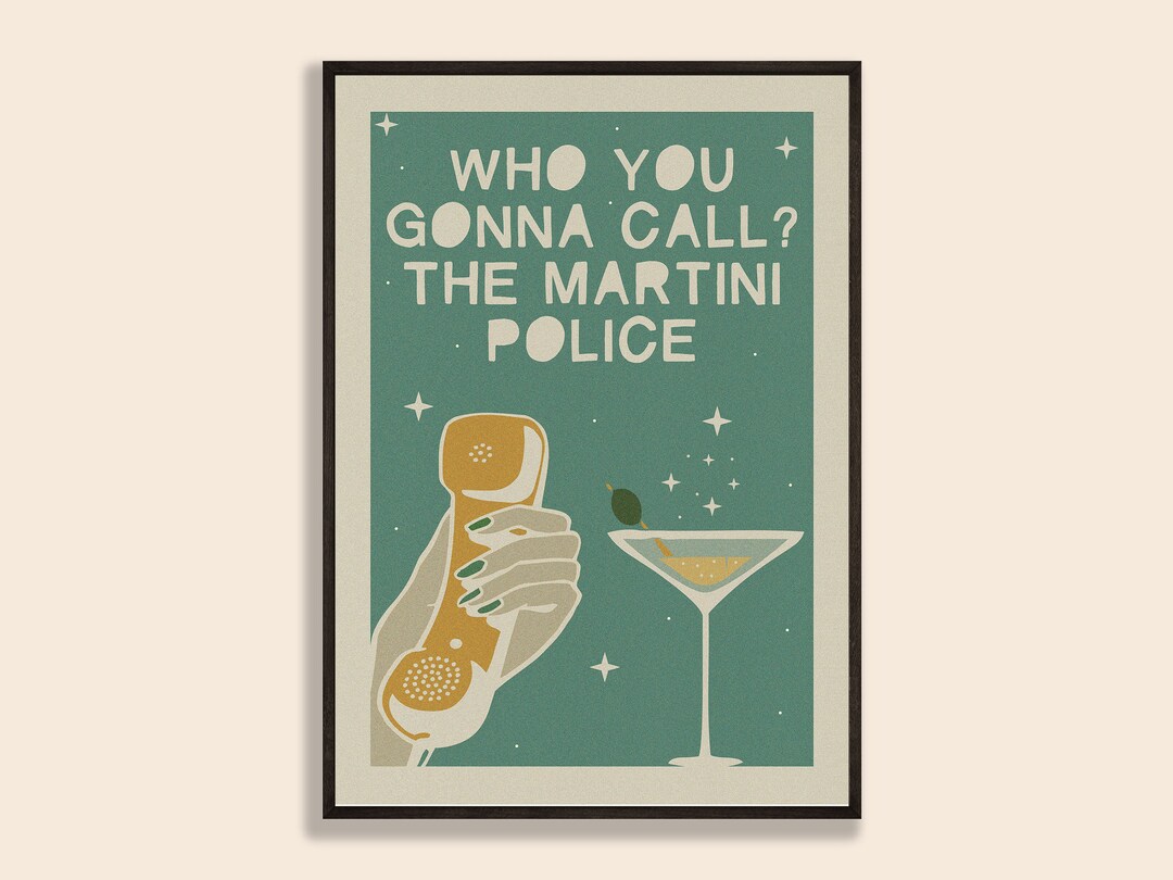 MARTINI POLICE / Arctic Monkeys Inspired / Music Poster / Gift / Print ...