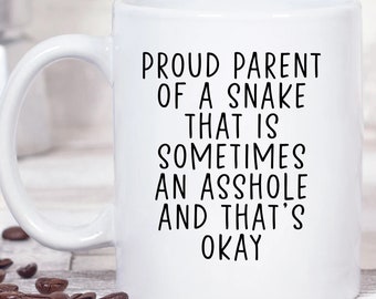 Snake Coffee Mug Funny Snake Gift Snake Lover Ball Python - Etsy