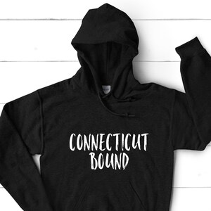Moving to Connecticut Hoodie Funny Hooded Sweatshirt - Etsy