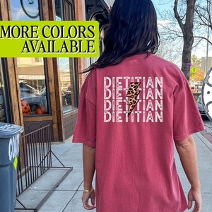 Dietitian Dietetics Grad Graduation Shirt, Gifts, COMFORT COLORS ...
