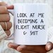 Flight Nurse Gifts, Flight Nurse Coffee Mug, Flight Nurse Cup, Flight ...