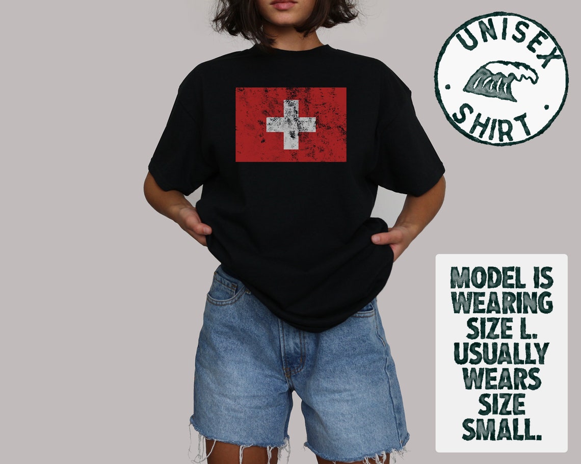 Switzerland Flag Gifts, Swiss Flag Shirt, Switzerland Flag Tshirt ...