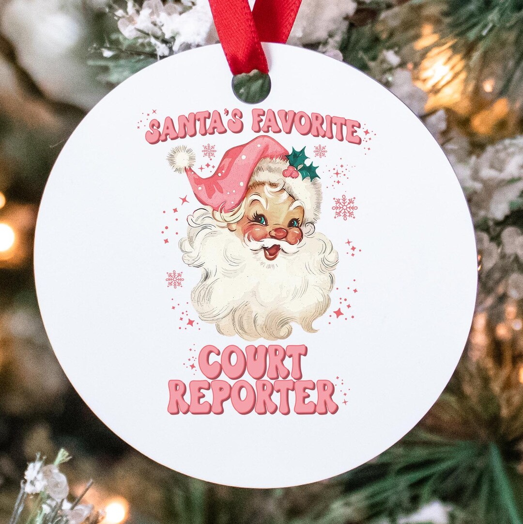Court Reporter Ornament, Christmas Gifts, Xmas, Graduation, Tree Decor ...