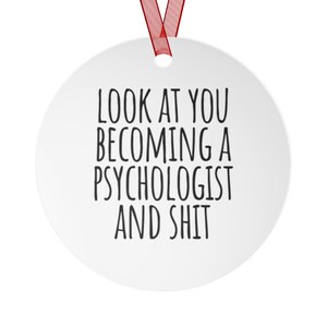 Psychologist Psychology Graduation Grad Gifts, Ornament, Round ...