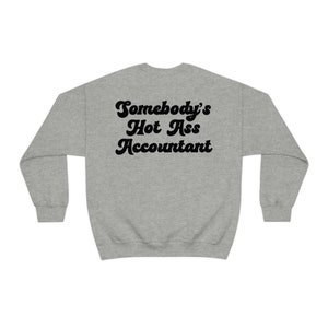 Accountant CPA Graduation BACK PRINT Sweatshirt, Gifts, Funny Sweater ...