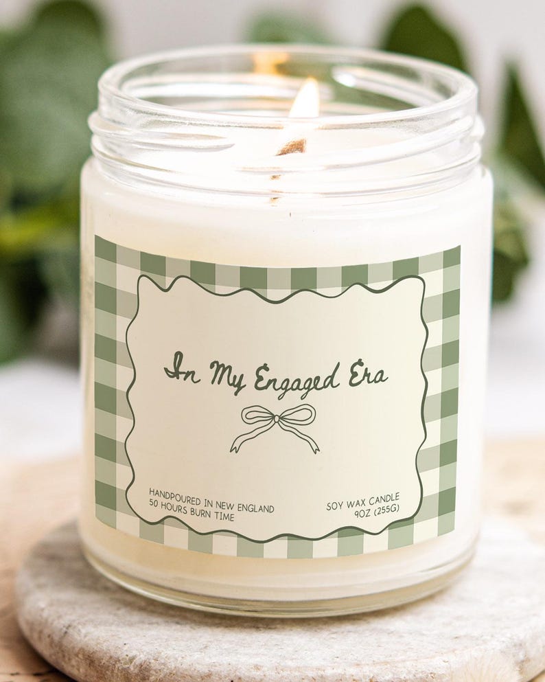 Engagement Gift, Engaged Candle, Proposal Celebration, Wedding She Said ...