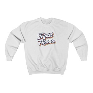 Triplet Mama Mom of Triplets Mommy Sweatshirt Funny Sweater - Etsy