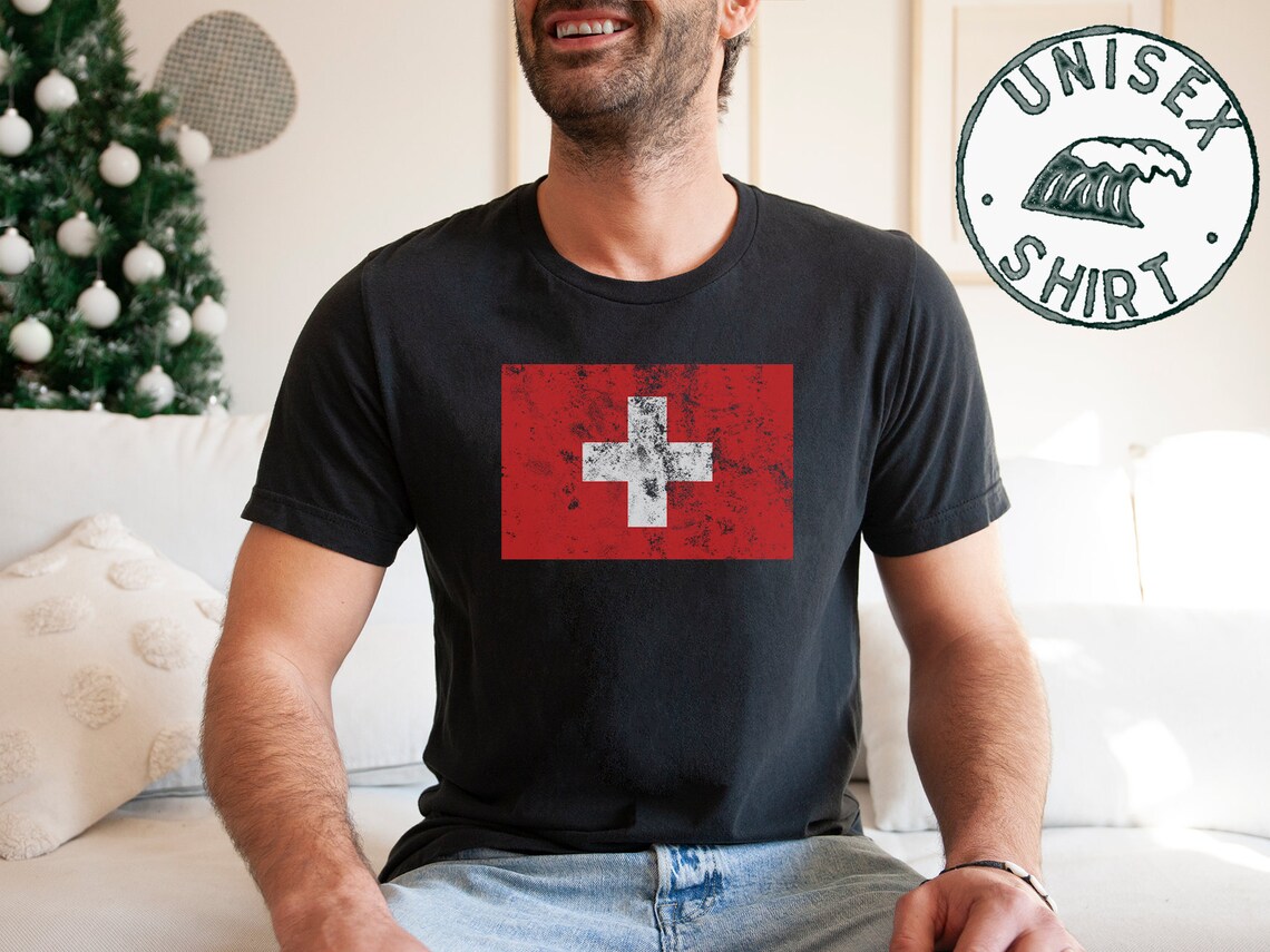 Switzerland Flag Gifts, Swiss Flag Shirt, Switzerland Flag Tshirt ...