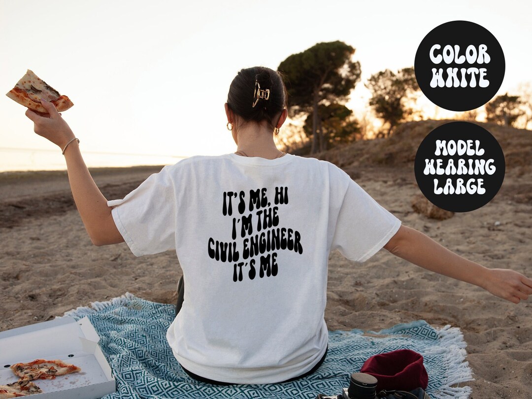 Civil Engineer Engineering Grad Graduation BACK PRINT Shirt, Gifts ...