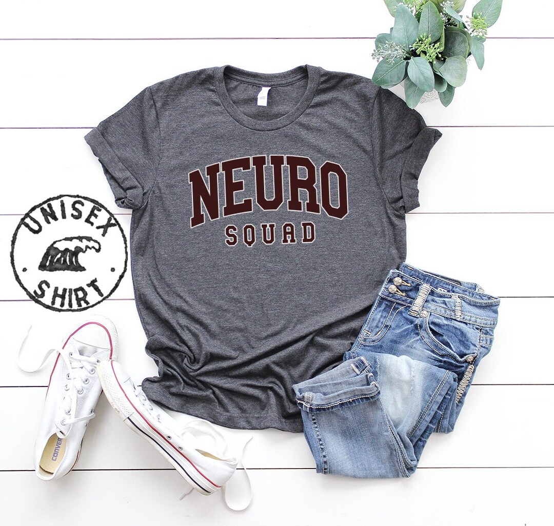 Neuro Squad Nurse Team Registered Brain Neurology Shirt, Gifts, Funny ...