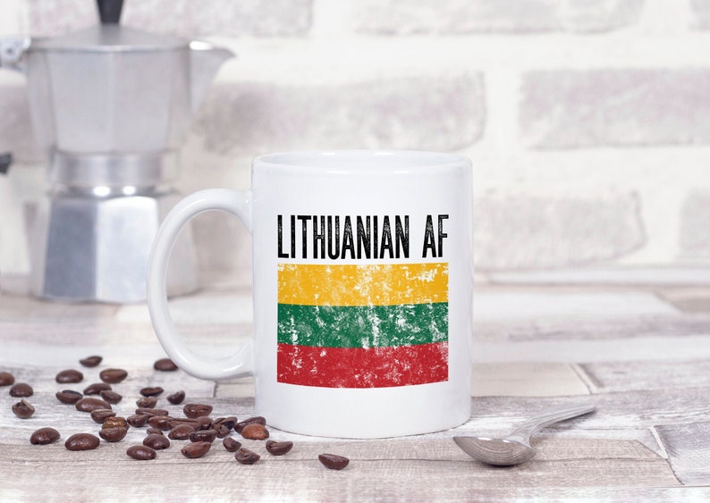 Lithuania Mug Lithuanian Mug Lithuanian Gifts Lithuania - Etsy