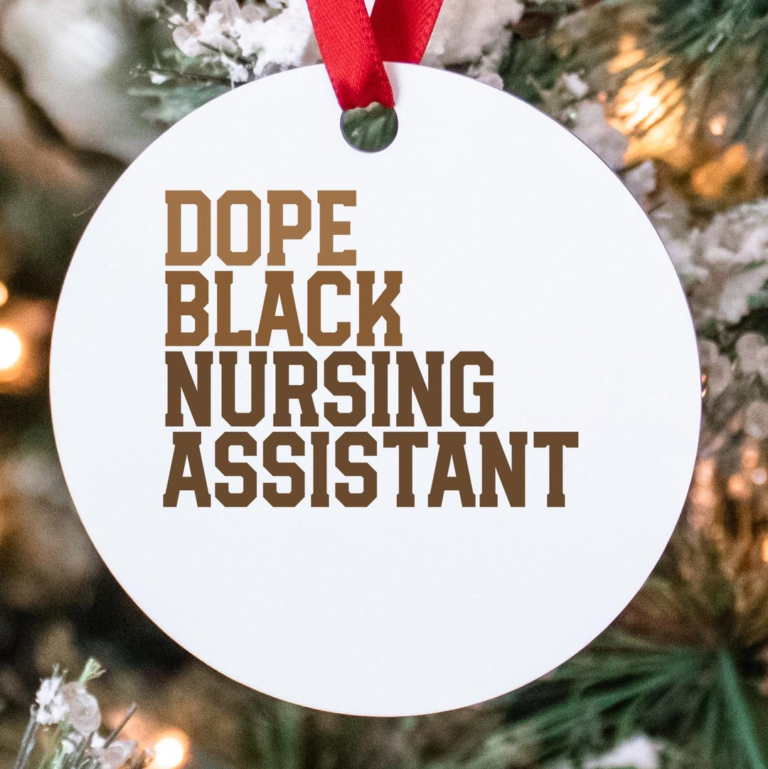 Nursing Assistant CNA Ornament, Graduation, Christmas Gifts, Xmas, Tree ...