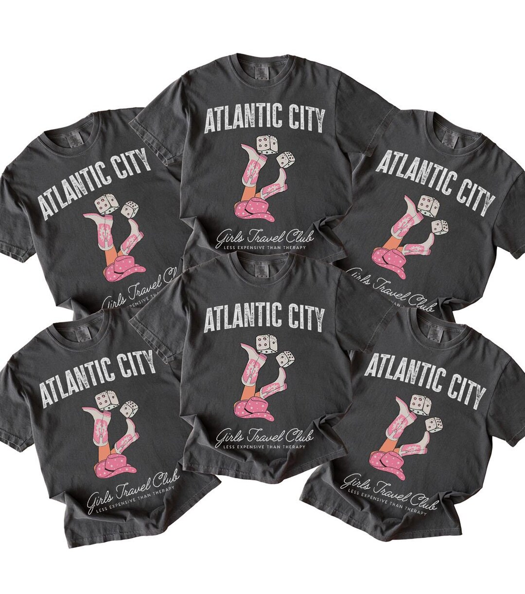 Atlantic City Shirt, Girls Trip Shirts, Matching Shirts, Girls Vacation ...