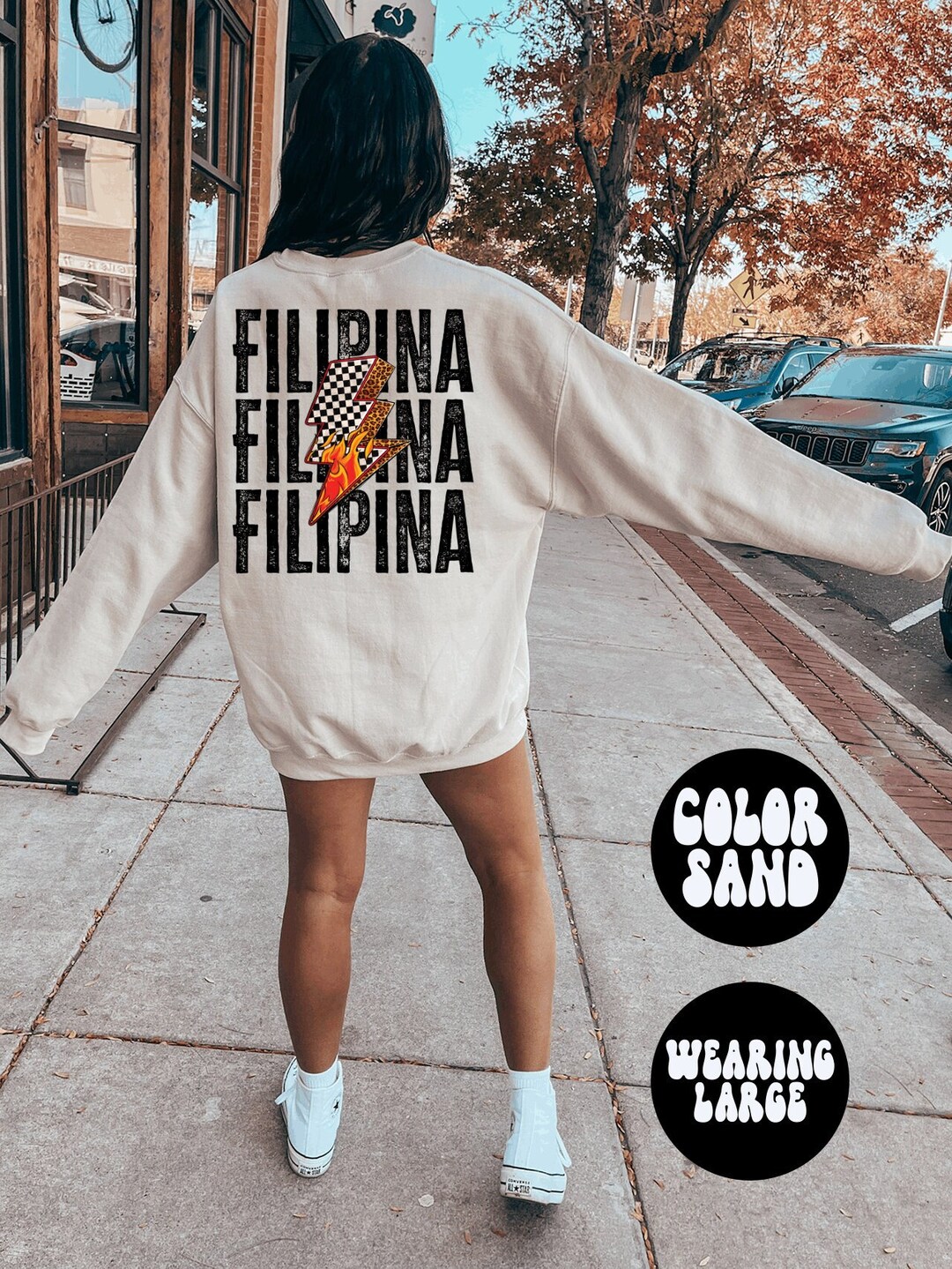 Filipina Philippines BACK PRINT Sweatshirt, Gifts, Crewneck, Funny ...