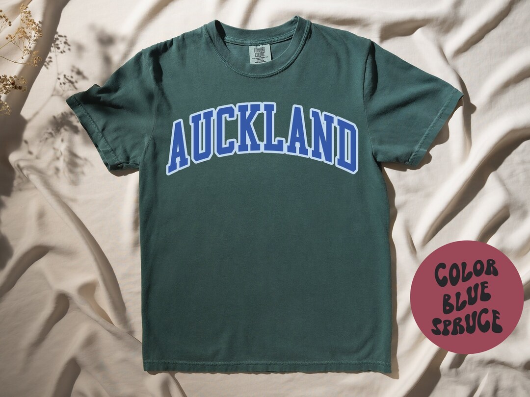 Auckland New Zealand Shirt, Gifts, COMFORT COLORS, Tshirt, Crew Neck ...