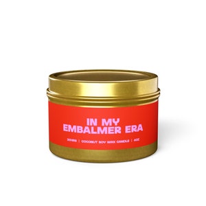 Embalmer Embalming Mortician Graduation Candle, Gifts, Tin, Coconut Soy ...
