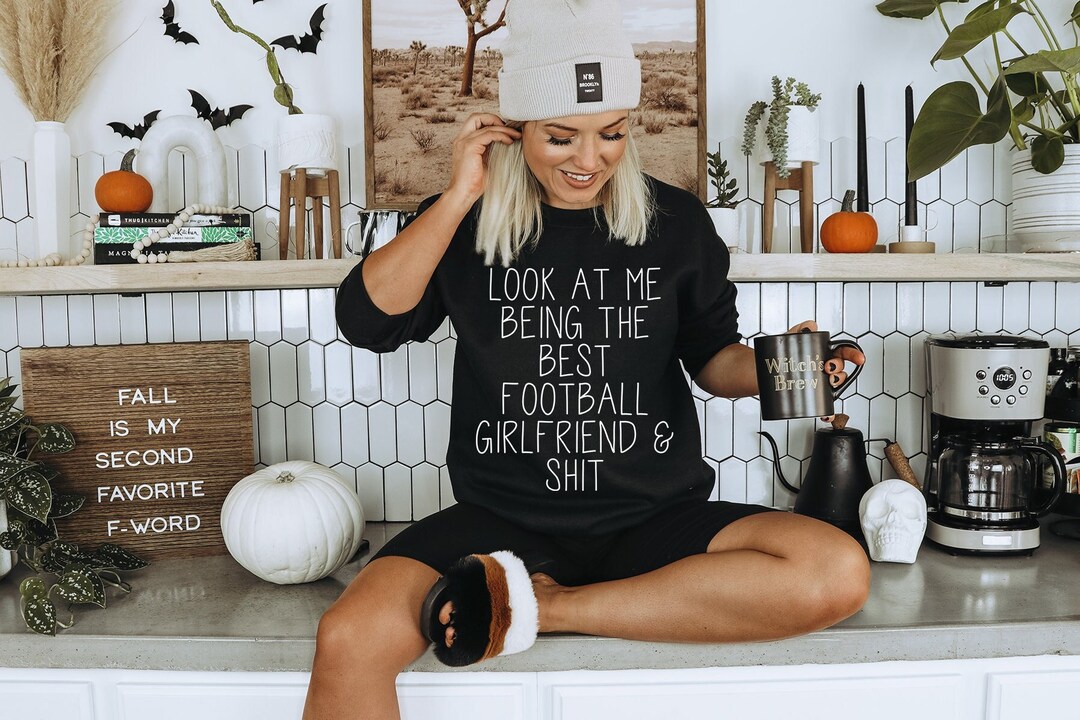 Football Girlfriend Gifts, Football Girlfriend Shirt, Football ...