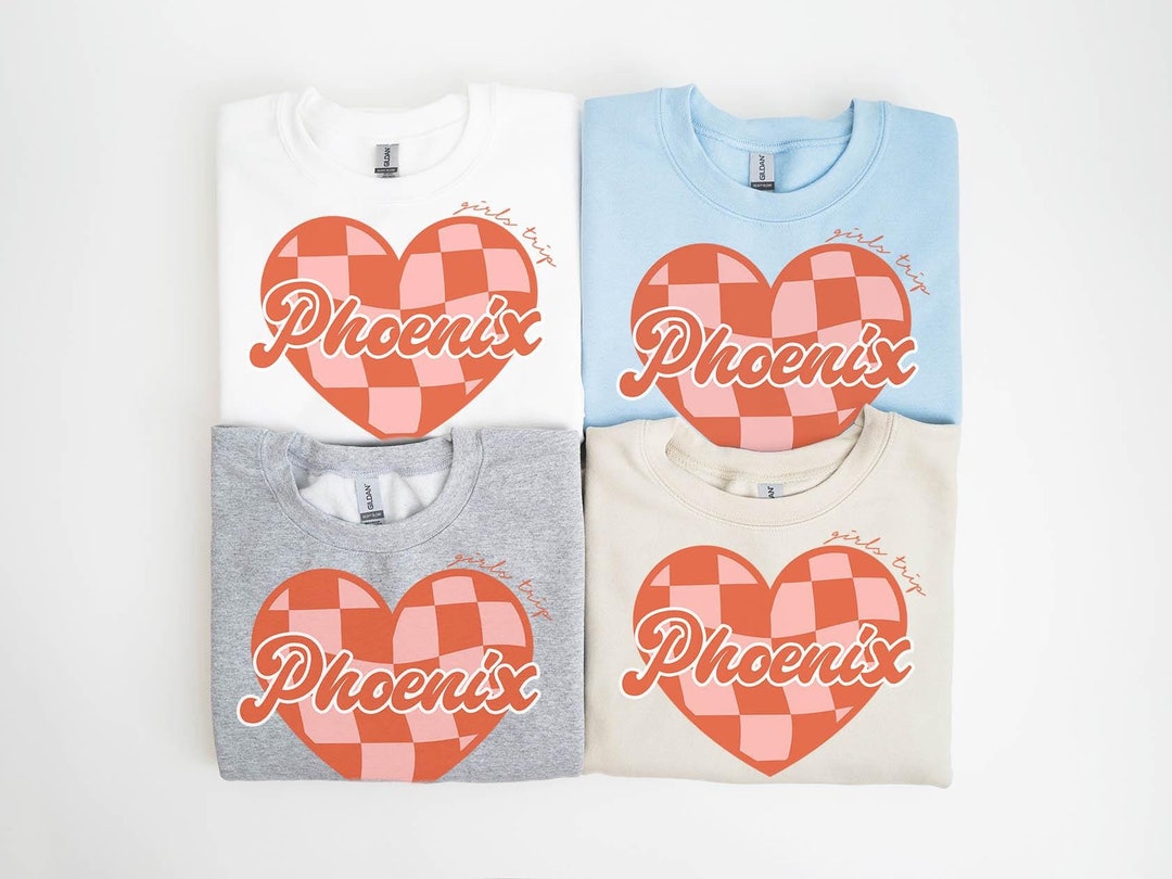 Phoenix Arizona Girls Trip Sweatshirt, Girls Trip Favors, Friends Trip ...