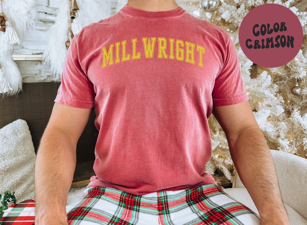 Millwright Shirt, Gifts, COMFORT COLORS, Tshirt, Crew Neck Tee ...