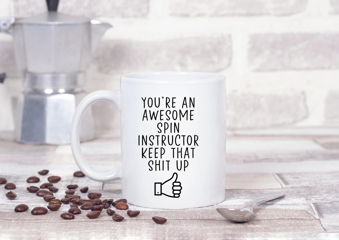 Spin Instructor Gifts Spin Instructor Coffee Mug Spin - Etsy
